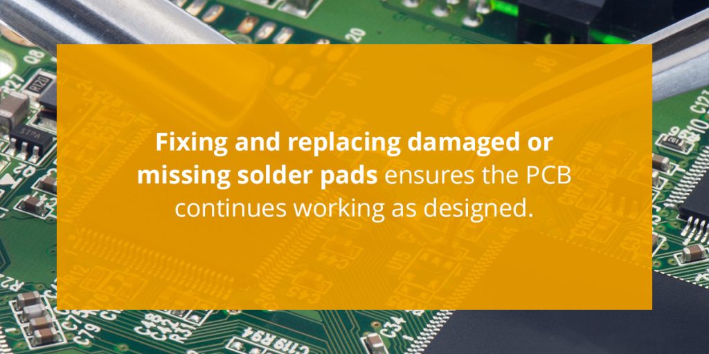 Fixing a Missing Solder Pad: What You Need and The Steps